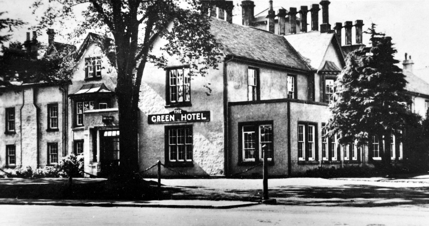 Tour Scotland: Old Photograph Green Hotel Kinross Perthshire Scotland