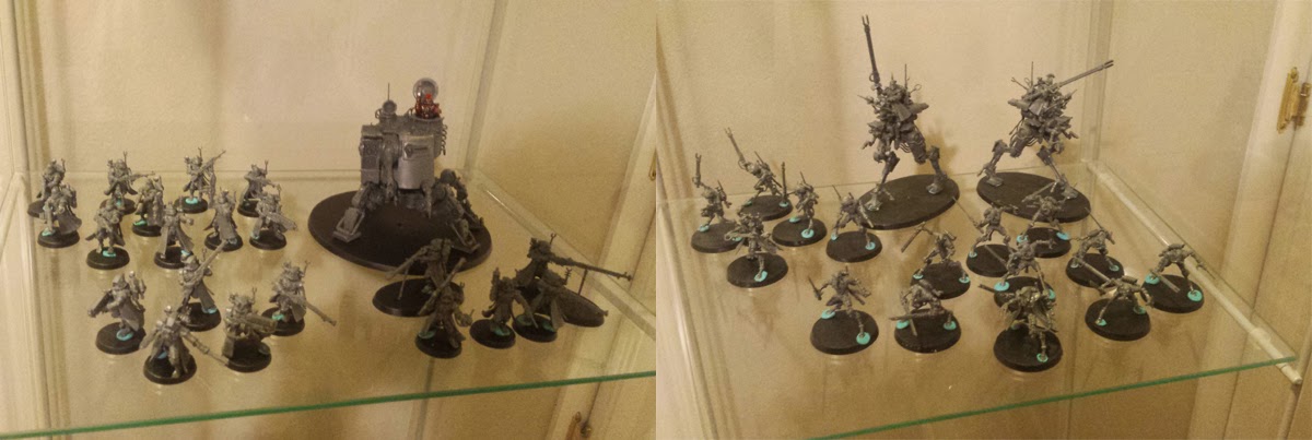 Brush Wizard: Skitarii Battle Maniple Fully Assembled!