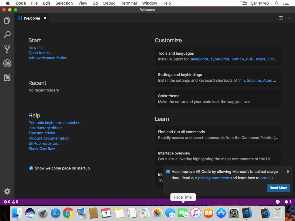 VsCode Kurulumu - MacOS - Mustafa Sabri OĞUZ