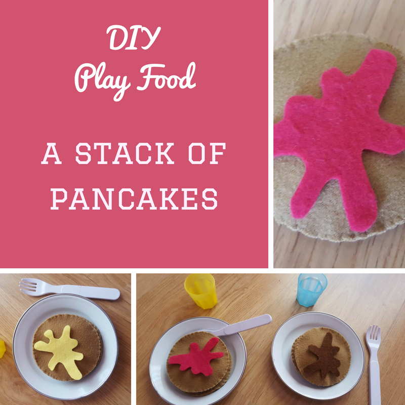 DIY Play Food: a stack of pancakes |Keeping it Real