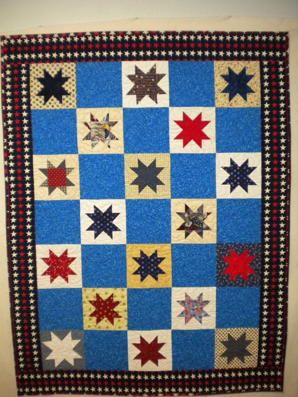 Quilts of Valor: Floating Stars in Idaho