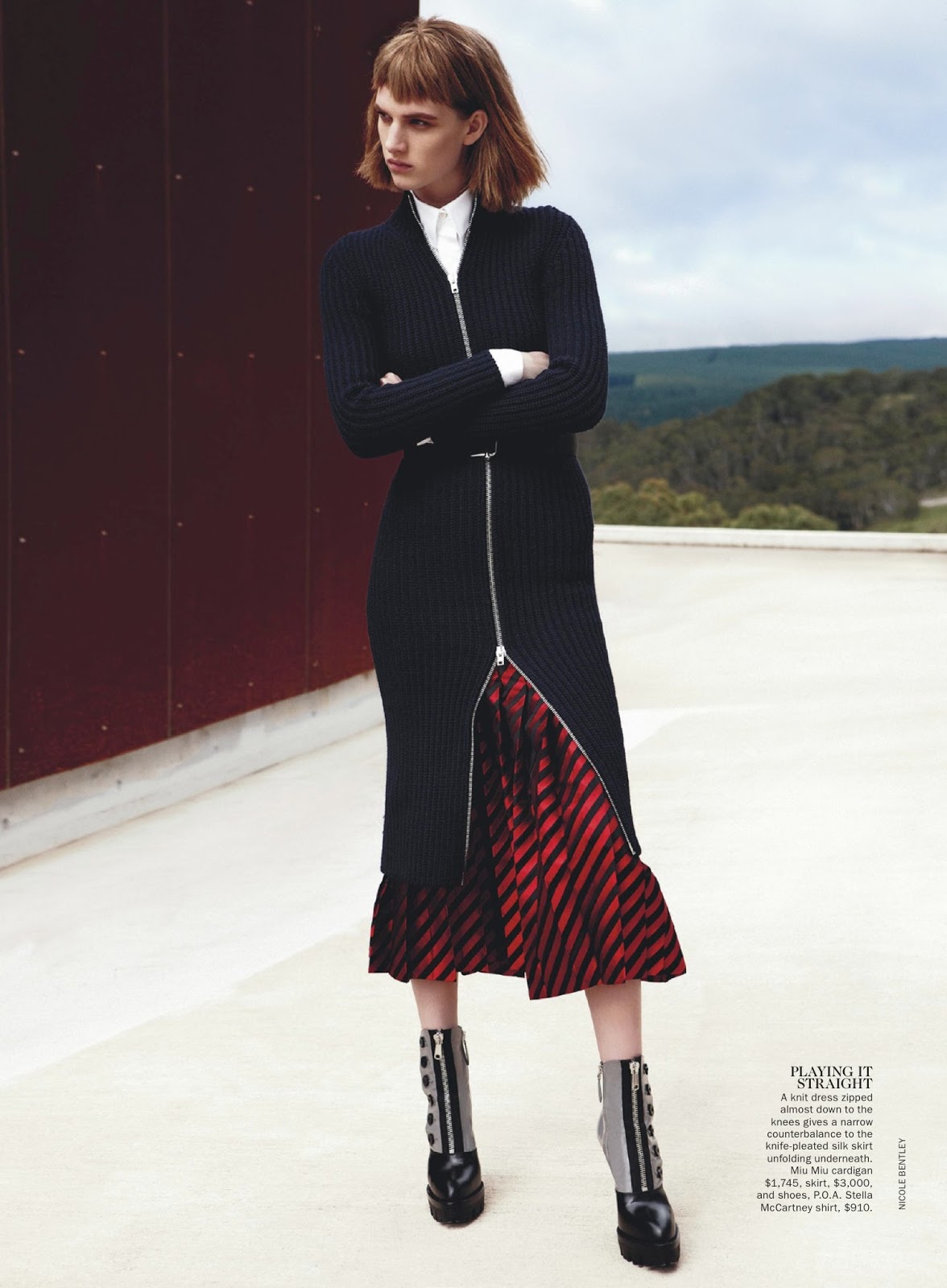 going to great new lengths: ashleigh good by nicole bentley for vogue ...