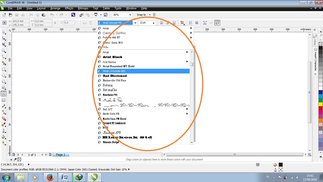Cara mudah instal font pada Corel - si Jon CoPet