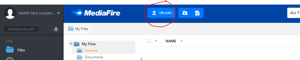 BELAJAR: CARA UPLOAD FILE MENGGUNAKAN MEDIAFIRE