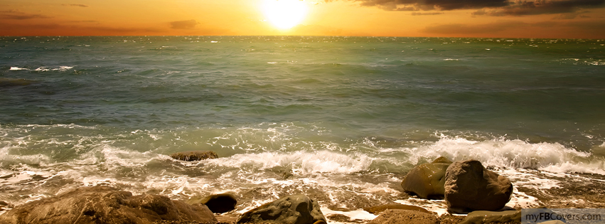 Warm Sun Set facebook cover