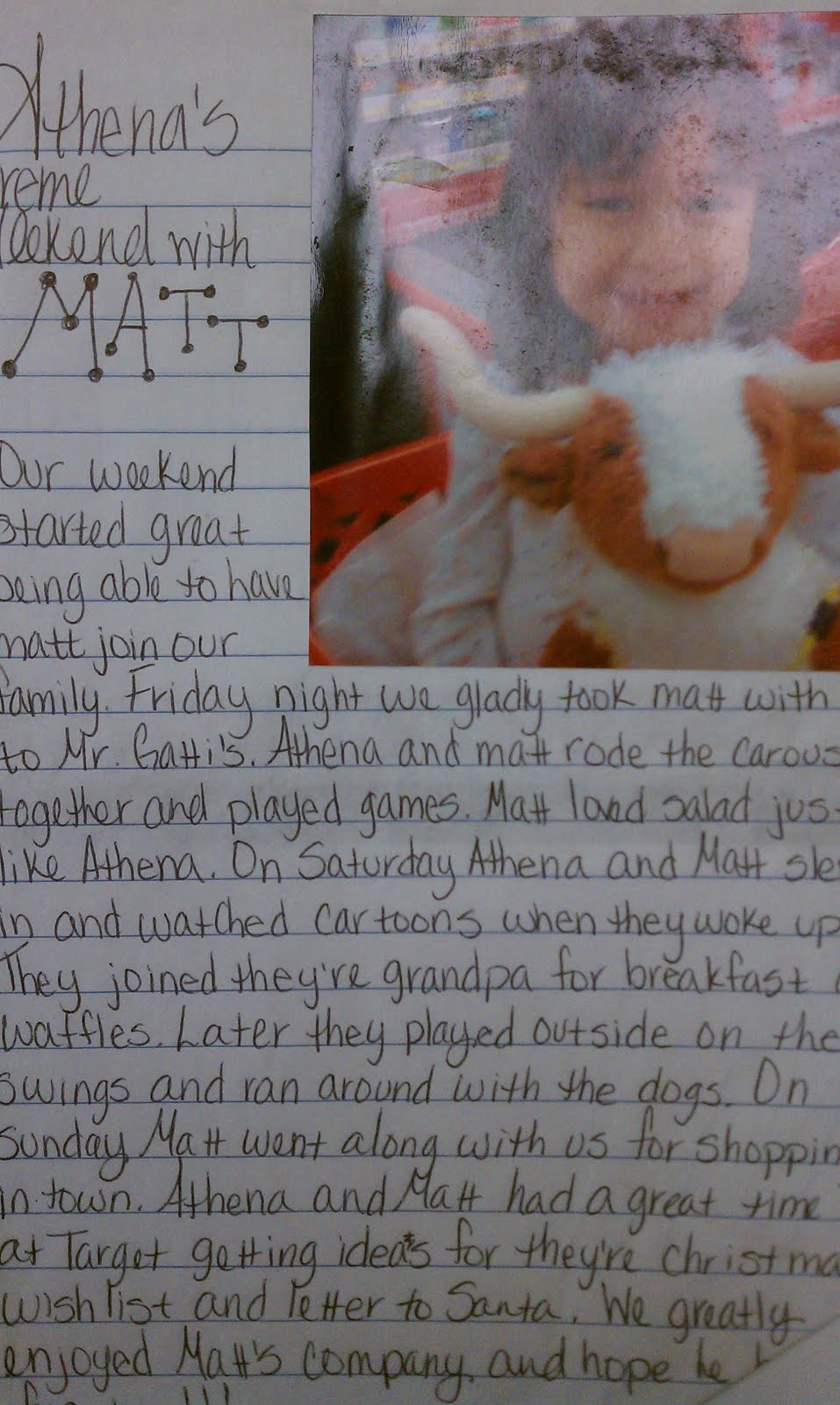 Mrs. Ayala's Kinder Fun: Classroom Mascot- Longhorn Matt