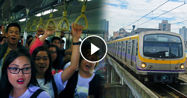 LRT-2 passengers were mobbed inside the train! You can't believe what ...
