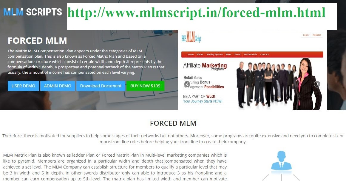 Matrix Plan MLM Software - Forced matrix MLM plan Matrix Plan MLM Software - Forced matrix MLM plan