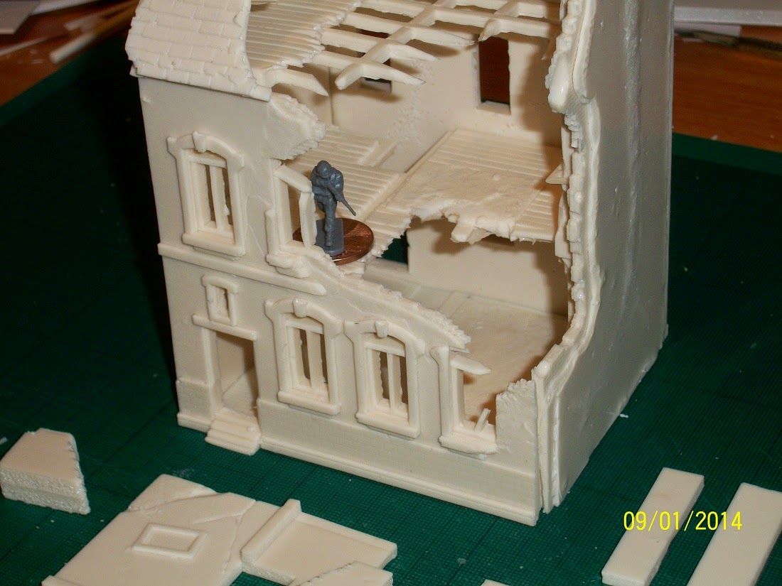 WoW Buildings (World of War): General House Ruin 1 (Normandy House Ruin ...