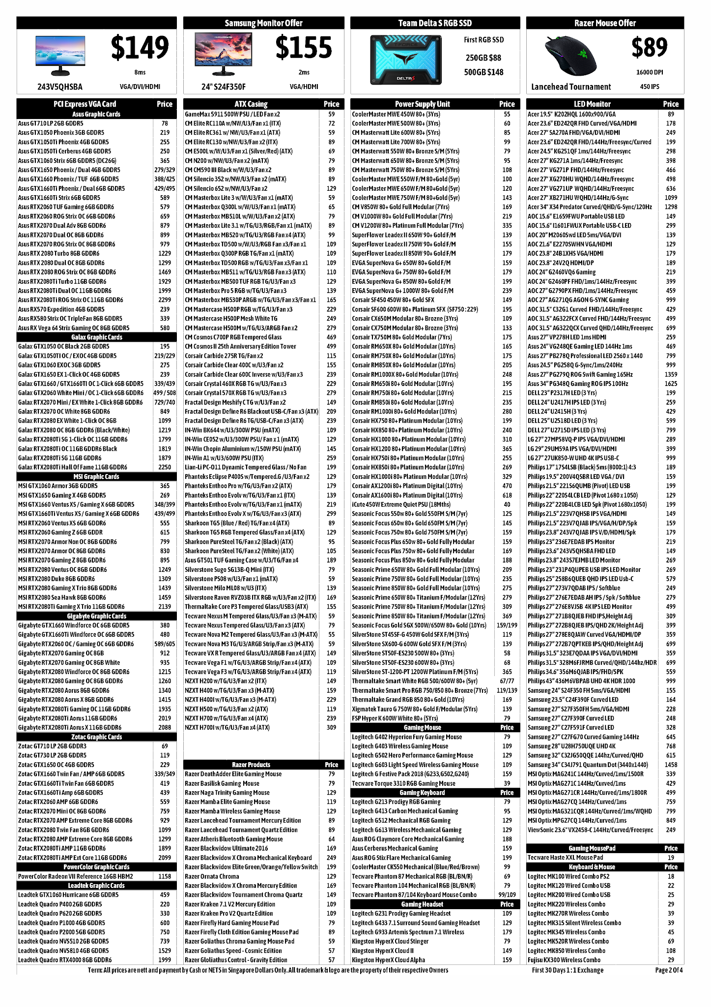 SG PC Fair - Online Brochures, Flyers and Price List: Infinity Computer ...