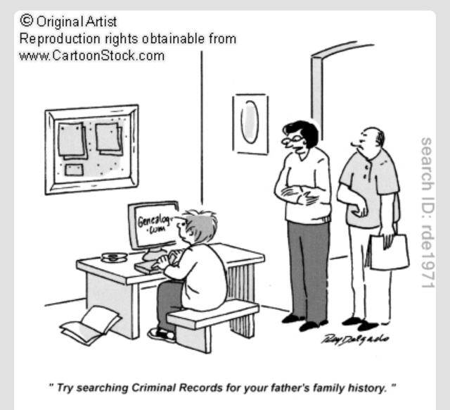 Family History Research by Jody Lutter: Genealogy Humor