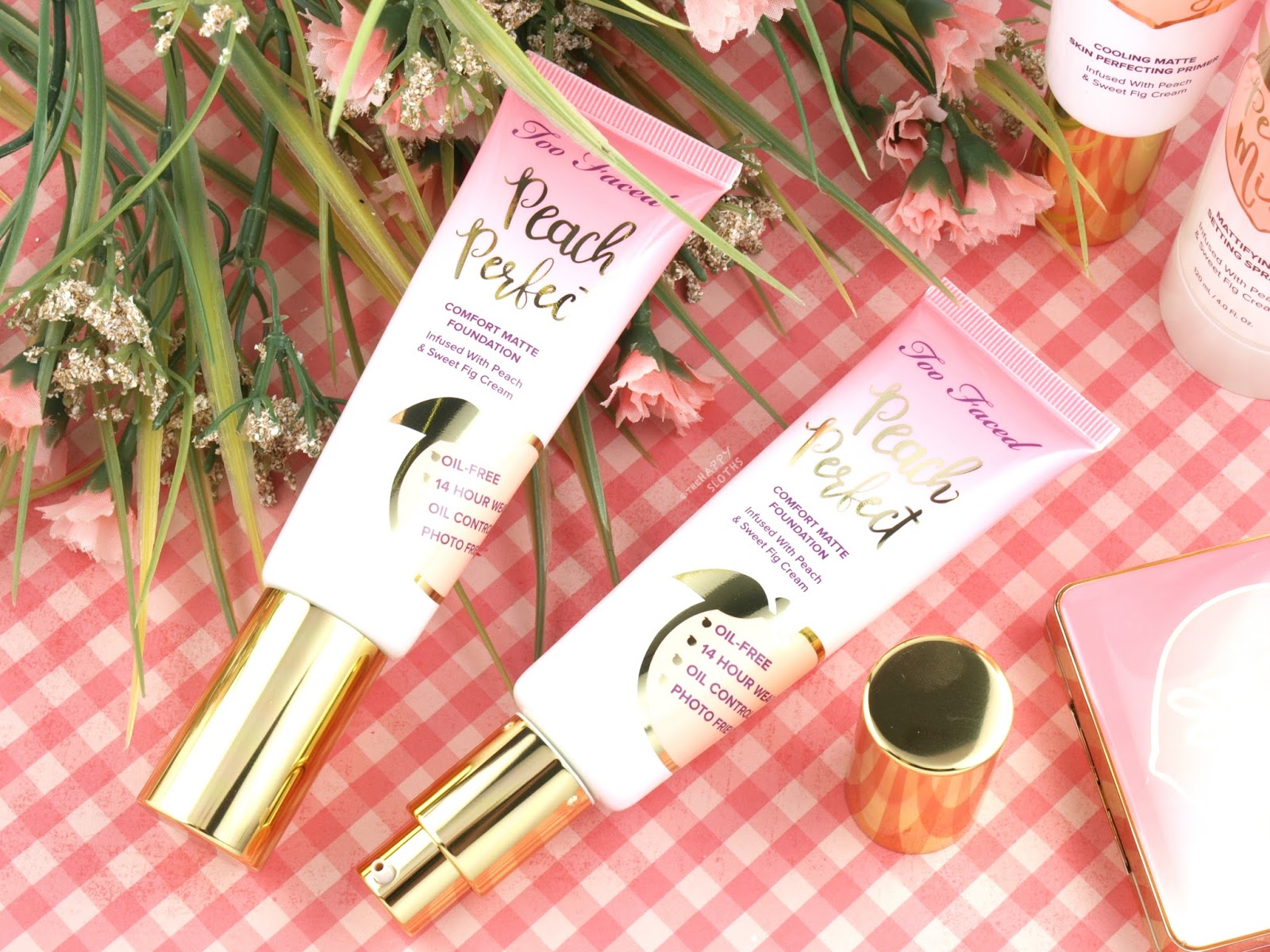 Too Faced Peaches & Cream Collection | Peach Blur Powder, Peach Perfect ...