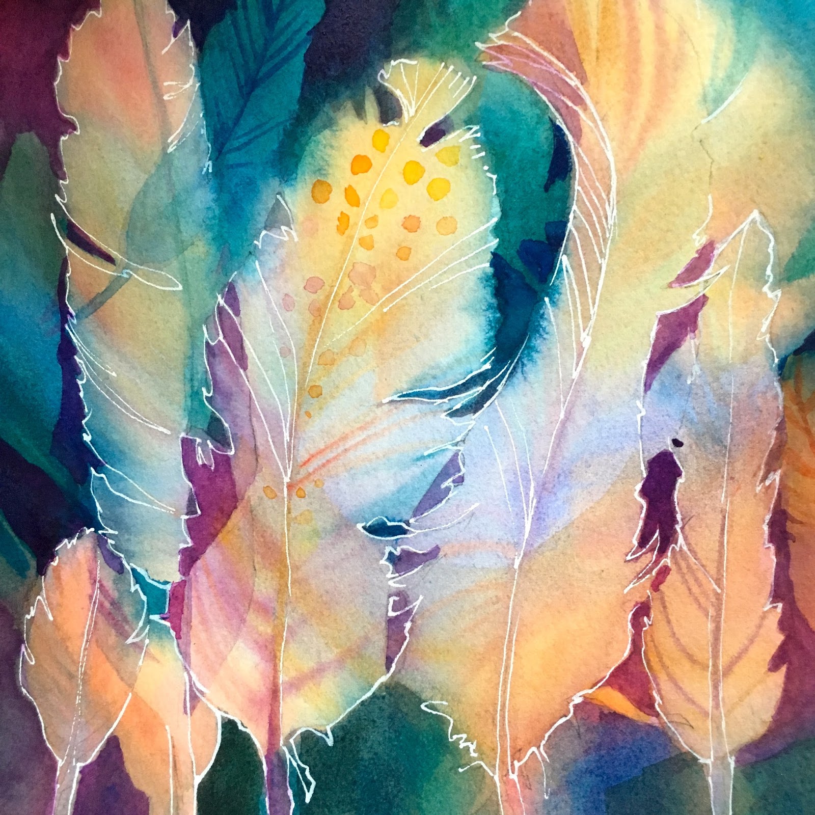 Jeanne Larson Quietwoods Art: Featherlight