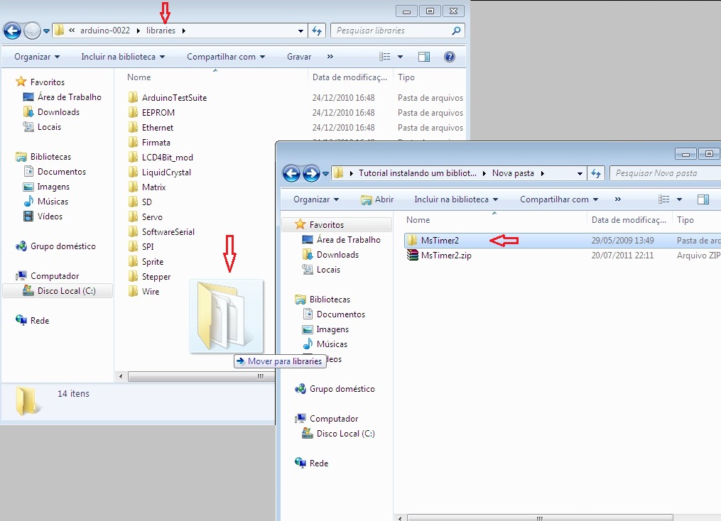 Arduino RJ Para Todos: Como adicionar bibliotecas no arduino. Arduino RJ Para Todos: Como adicionar bibliotecas no arduino.