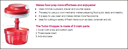 TUPPERWARE BRANDS: Tupperware - Turbo Chopper