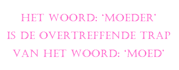Binnenkant : Een hele fijne moederdag!