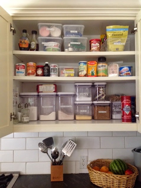 The Traditional Home Organizer Esther Simon, MSW: Baking Cabinet