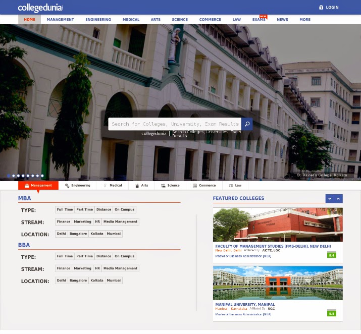 CollegeDunia.Com- Find the Top Colleges & Institutes in India