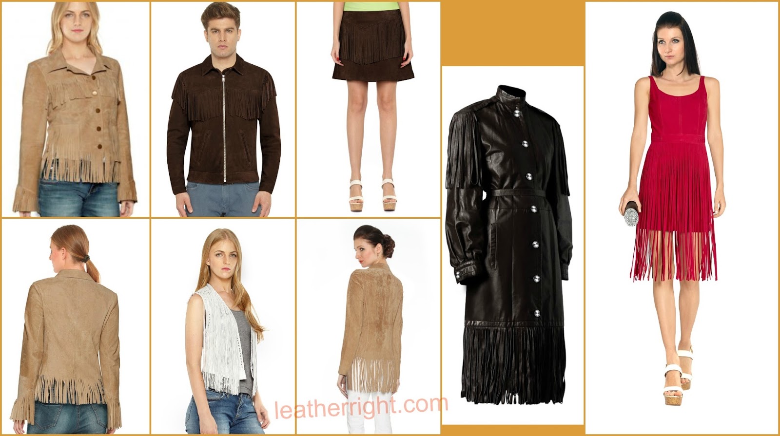 Leather Style Fashion: How To Wear The Fringe Style Outfits?