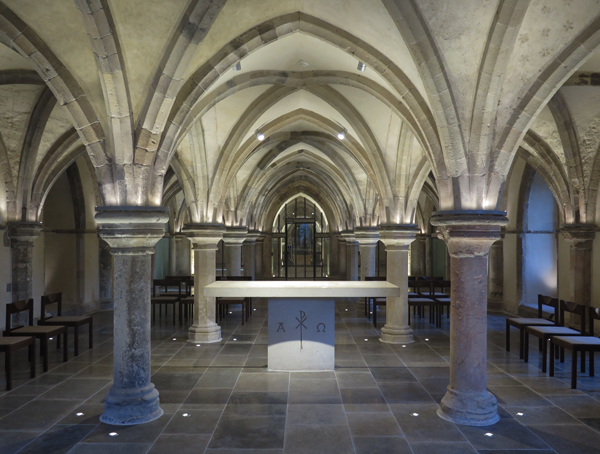 The Language of Stone: Rochester Cathedral - The Crypt