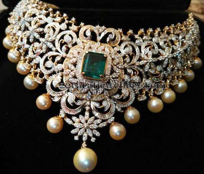 Changeable Design Grand Diamond Set - Jewellery Designs