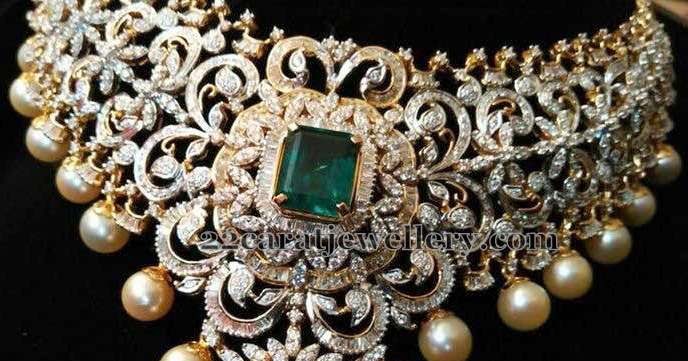 Changeable Design Grand Diamond Set - Jewellery Designs