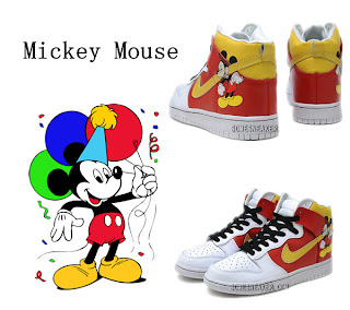 sneakersstyle: Mickey Mouse Nike Dunk Men Shoes For Sale