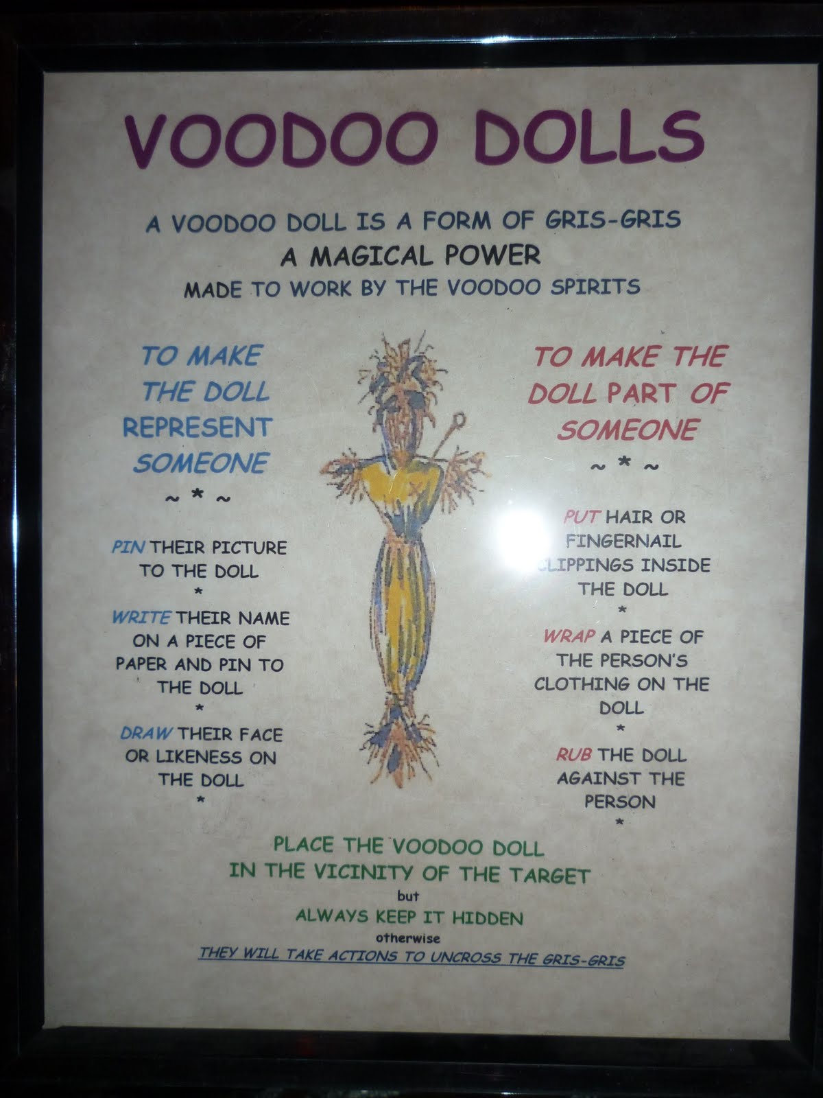 The Captain's Ramblings: The New Orleans Historic Voodoo Museum