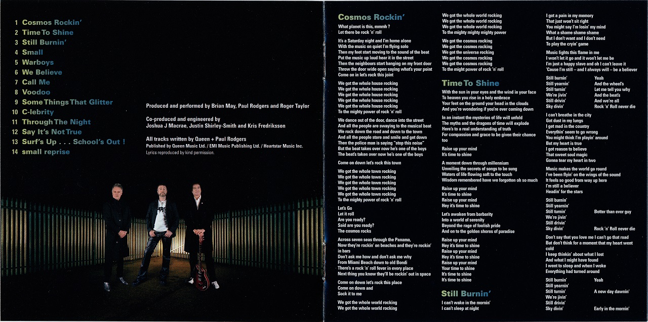 On The Road Again: Queen + Paul Rodgers "The Cosmos Rocks"