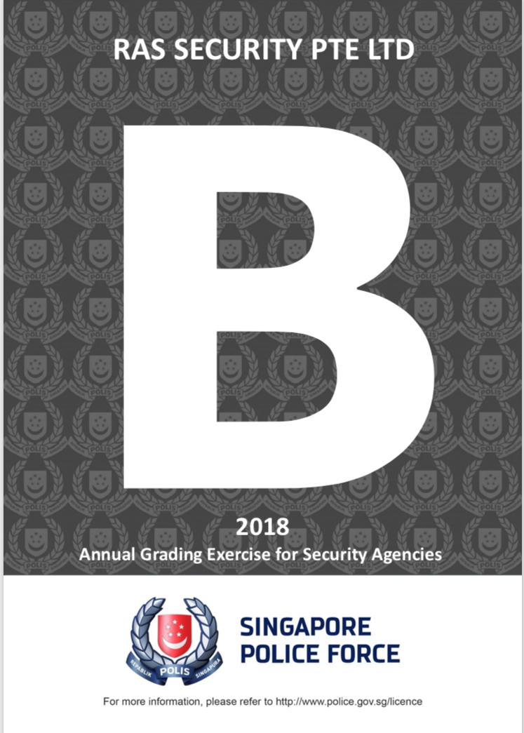 Ras Security Guard Agency / Security Guard Services Singapore: 2017
