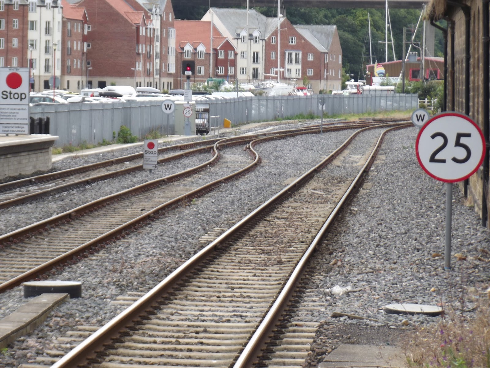 Steam Memories: The new Whitby station with BR standard class 4 76079