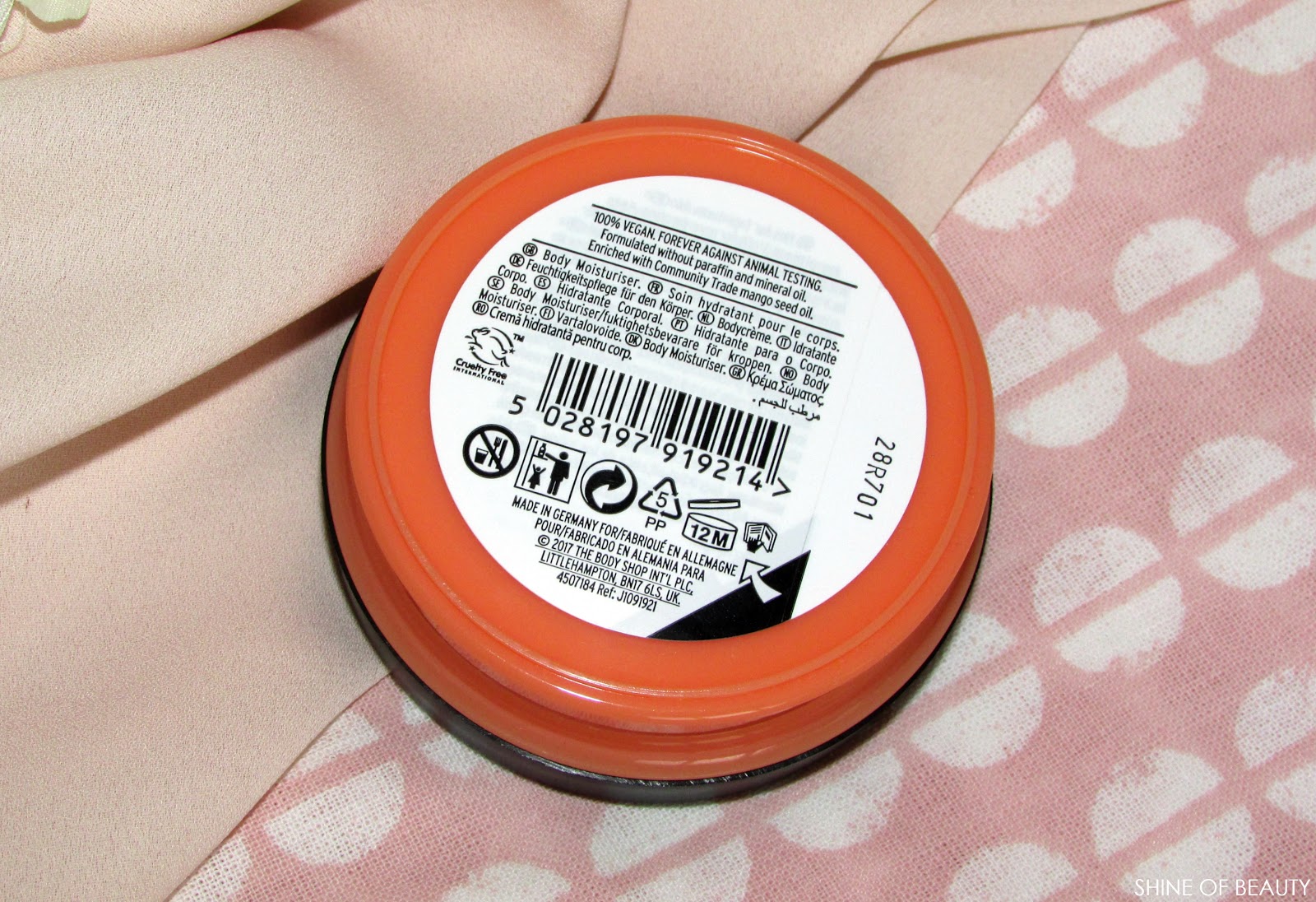 The Body Shop Mini Mango set — Shine Of Beauty