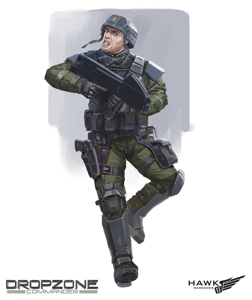 10mm Wargaming: Dropzone Commander Legionnaires Portraits from Hawk ...
