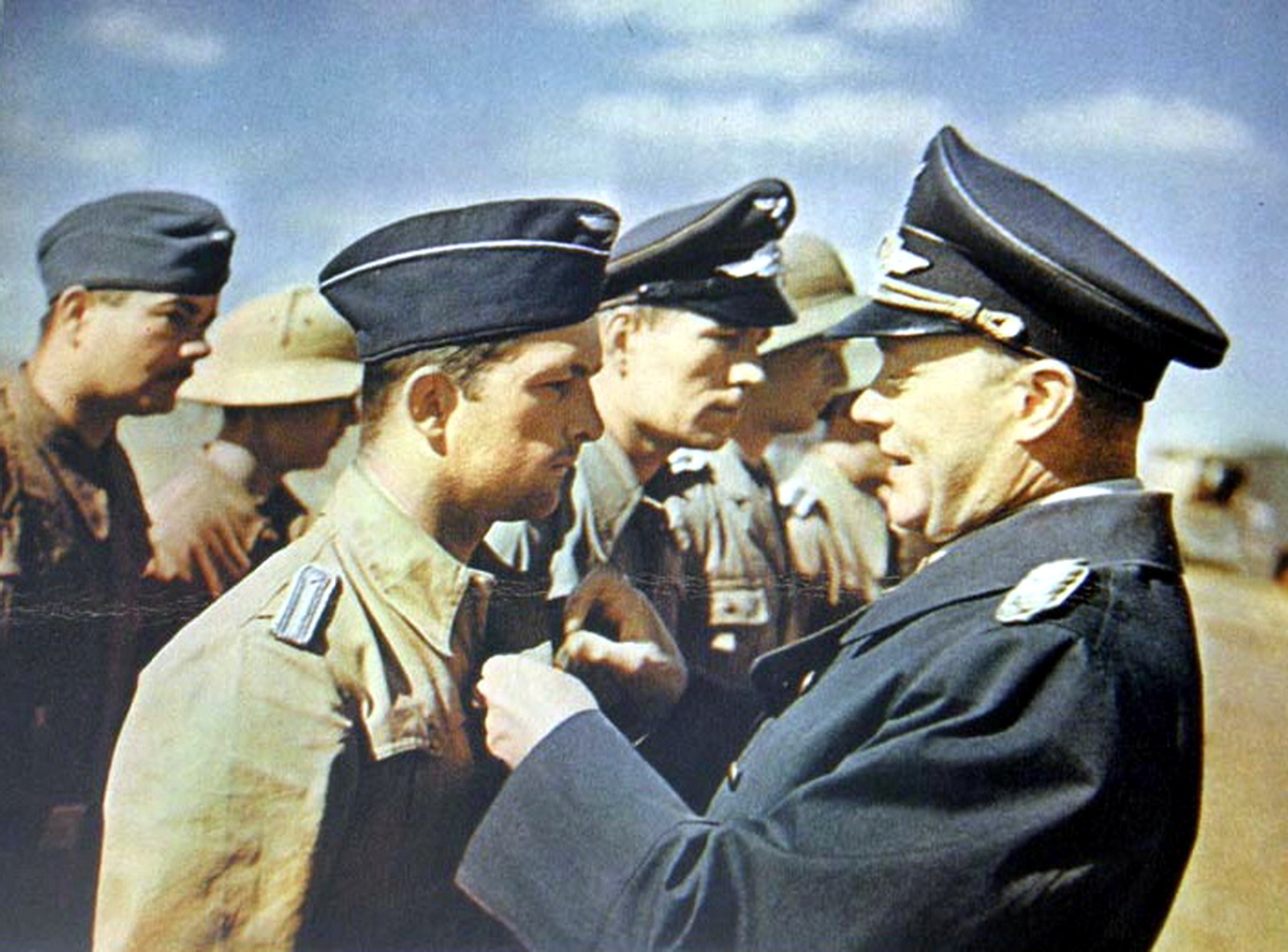 World War II in Color: General Hans Geisler in an Award Ceremony for ...