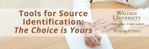 Tools for Source Identification: The Choice is Yours