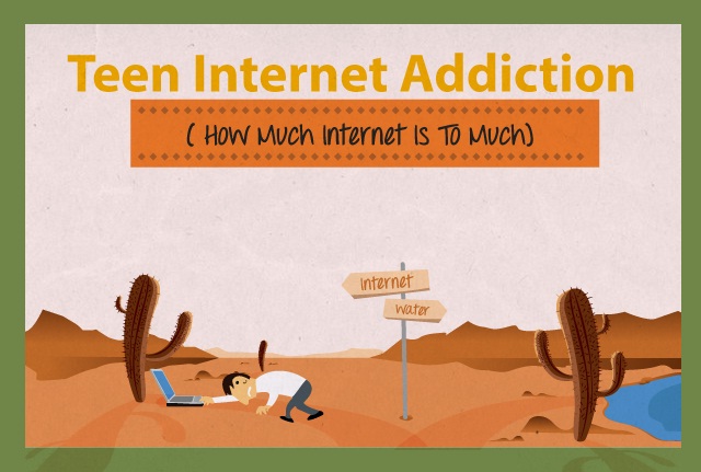 Teen Internet Addiction How Much Internet Is To Much #infographic ...