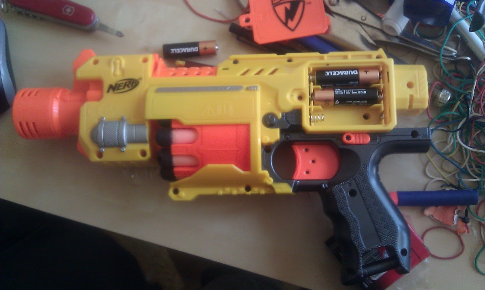 Nerf Poland: How to mod Nerf Barricade RV-10 to 8.4volts