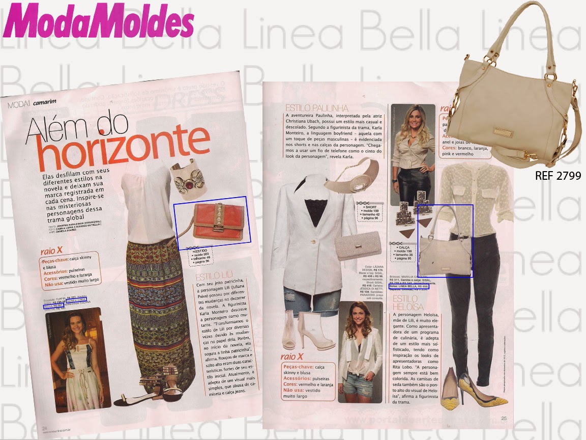 Linea Bella: Linea Bella na Revista Moda Moldes