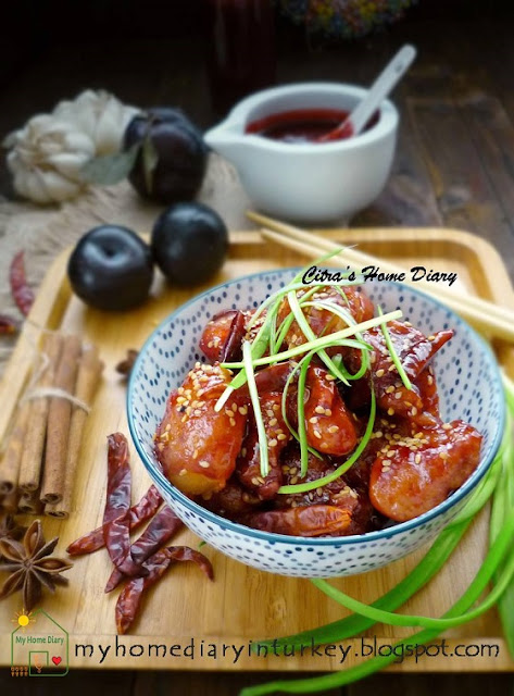 Citra's Home Diary: Spicy Plum sauce Chicken Bowl / Ayam saus buah Prem