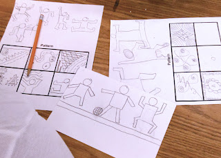 Earl Warren Arts: Fifth Grade: Keith Haring Inspired Figures