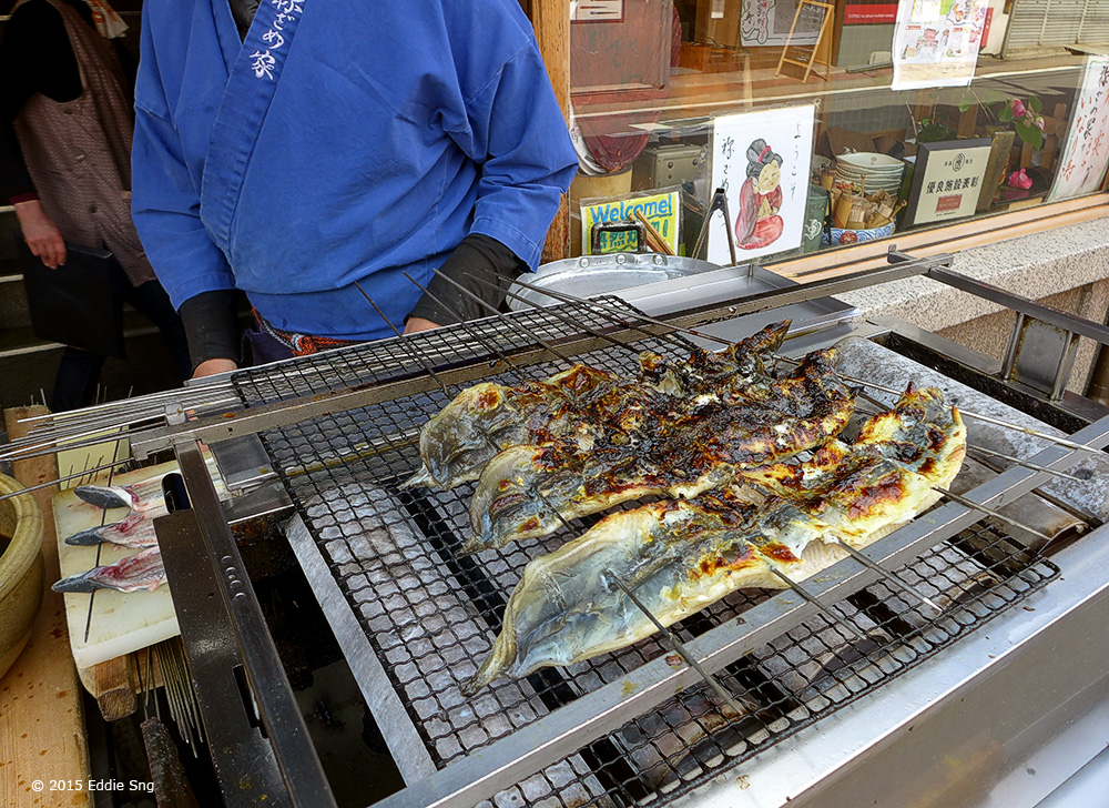 Eddie's World: Freshly Grilled Unagi - A Great Find in Kyoto