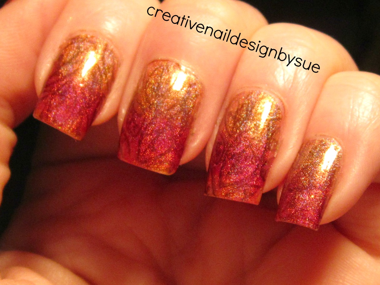 Creative Nail Design by Sue: Fall Into Autumn Challenge-Gradient