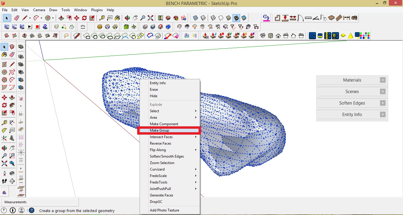 Making a Parametric Bench: Sketch-Up Modelling Tutorial