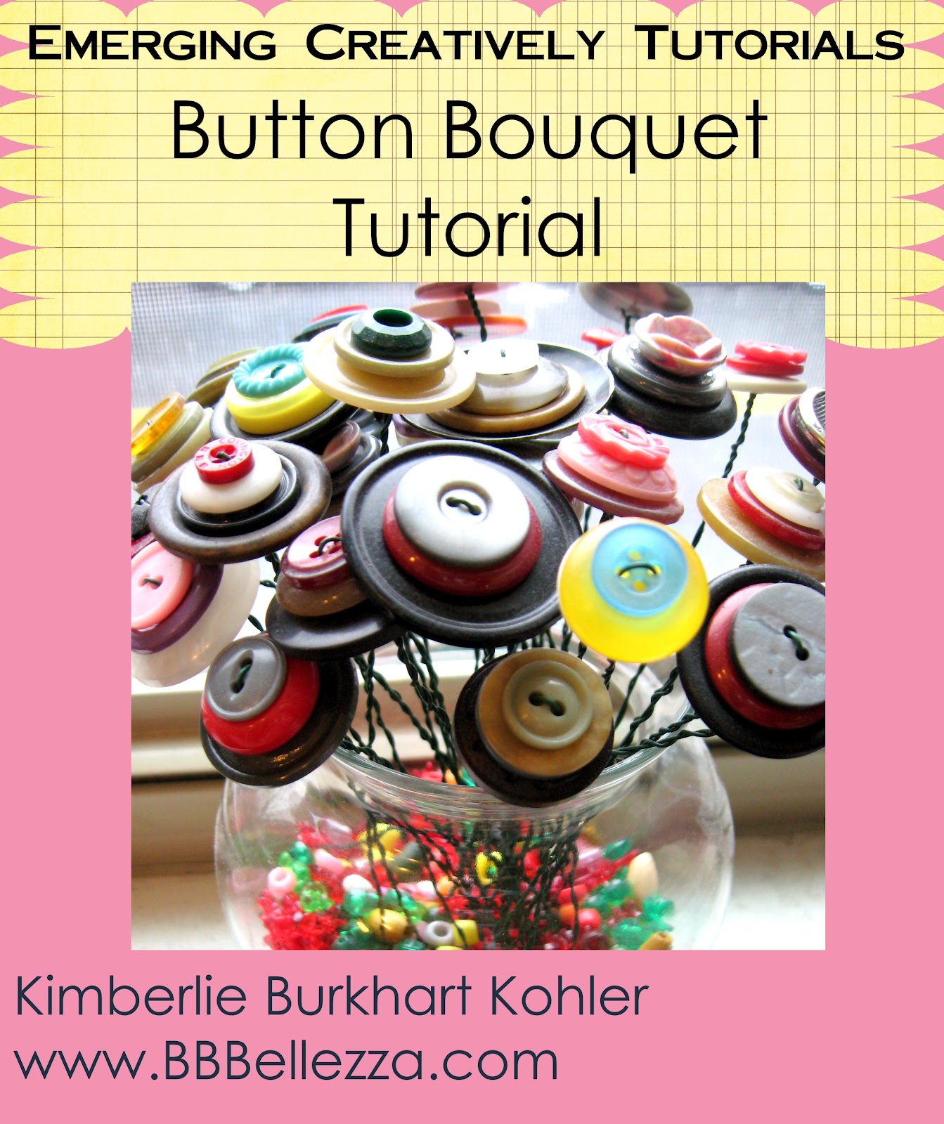 B.B. Bellezza Handcrafted Jewelry: Tutorial: Button Bouquet