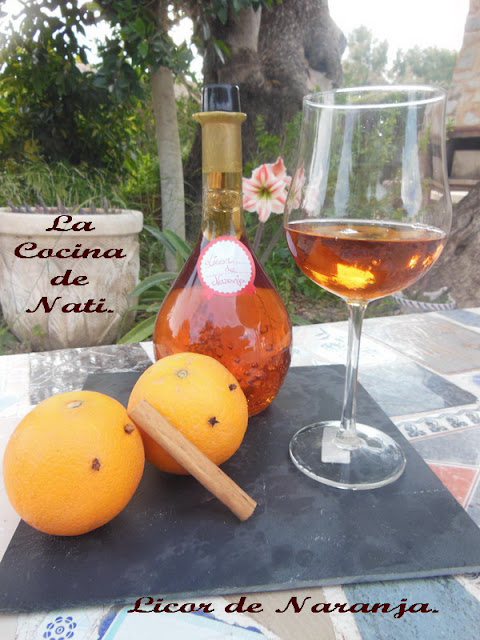 La Cocina de Nati.: LICOR DE NARANJA.