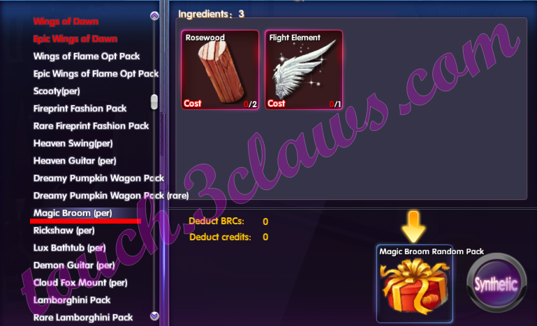 Magic Broom ~ Touch 3claws Blogspot