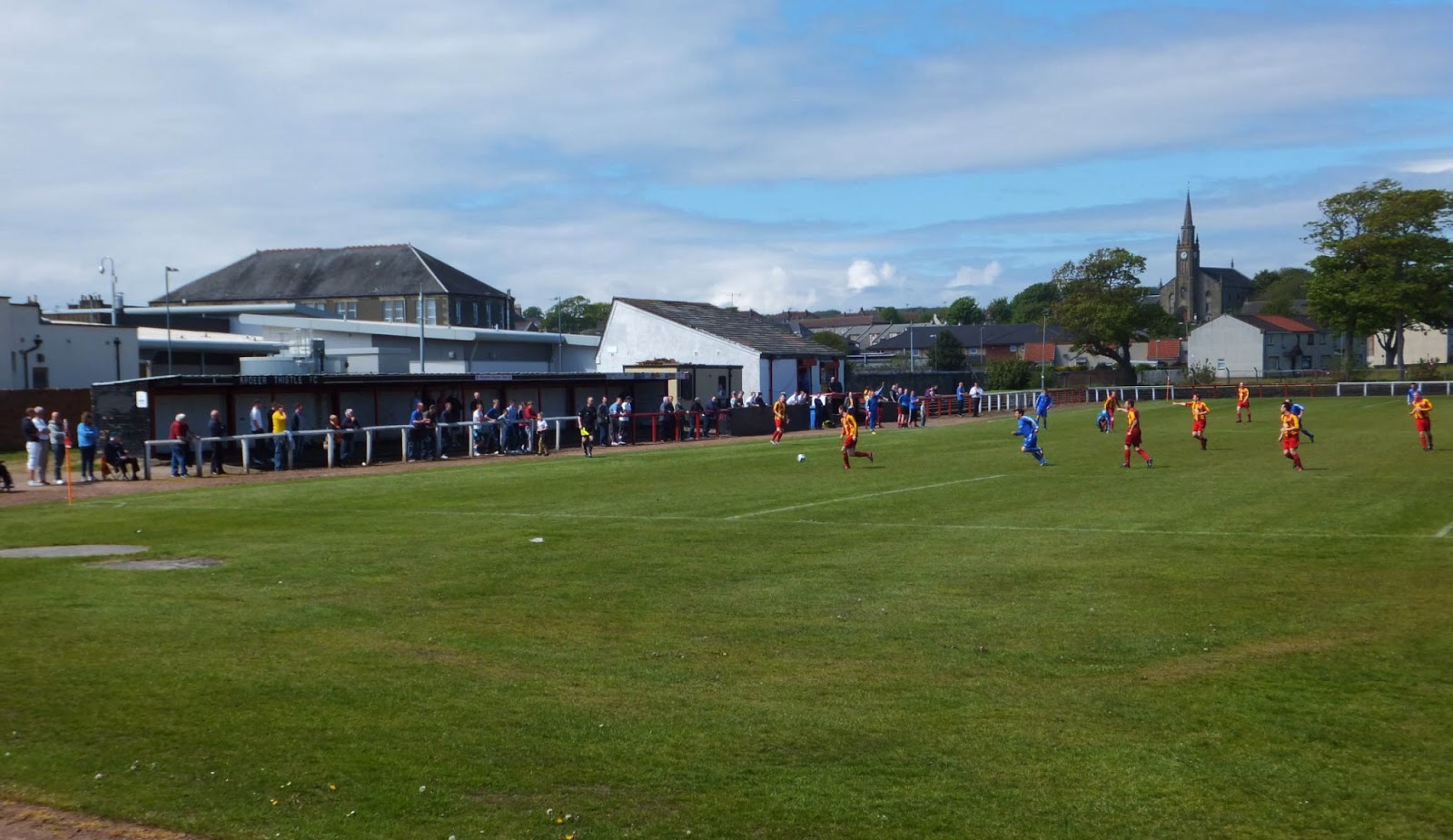 Clark Drive v Stewarton United at Ardeer Thistle FC