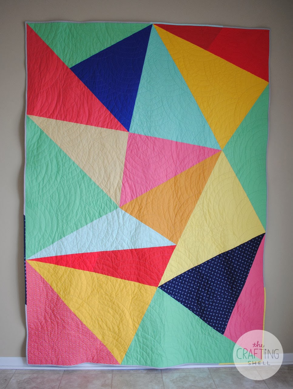 The Crafting Shell: Large Fractal Radiance Quilt