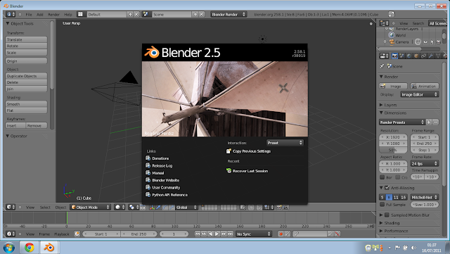 Blender sky: Novo Blender 2.58a disponível pra download