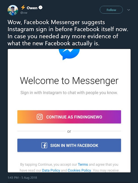 Facebook Messenger Tests New Sign-in Features / Digital Information World